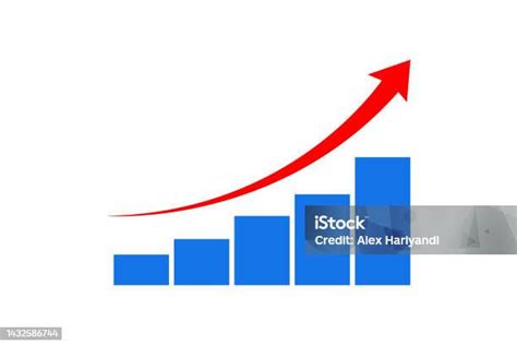 화살표가 증가하는 그래픽 디스플레이입니다 벡터 일러스트레이션 그래프에 대한 스톡 벡터 아트 및 기타 이미지 그래프 위로