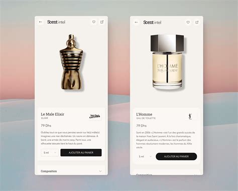 Perfume Ecommerce Website Behance
