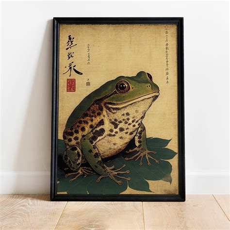 Frog Print Art