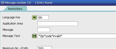 Dealing With Error Warning Messages In Sap Sap Community