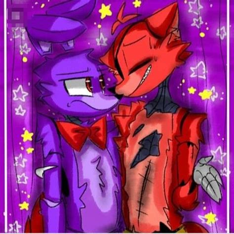 Foxy X Bonnie By Ifuntimeroxanne Fnaf Foxy Fnaf Drawings Anime Fnaf