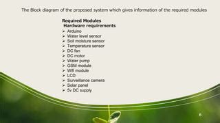 Iot Based Smart Agriculture Monitoring Pptx