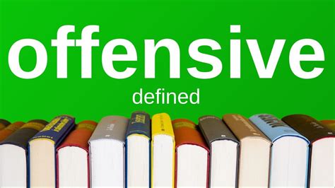 Best Offensive Legal Term Definition