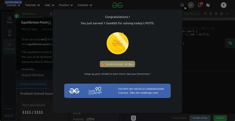 teja chinthala on linkedin gfg160 geekstreak2024 geeksforgeeks geeksforgeeks