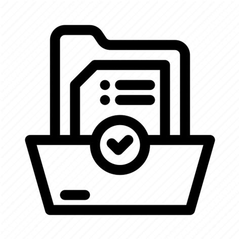 File Approved Document Checkmark Confirm Icon Download On Iconfinder
