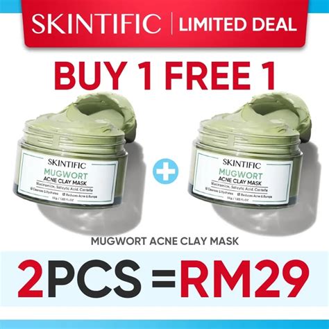 Promo Mugwort Mask Rviralshopeemalaysia