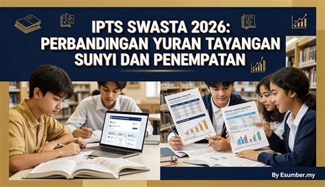Ipts Swasta 2026 Perbandingan Yuran Tayangan Sunyi Dan Penempatan