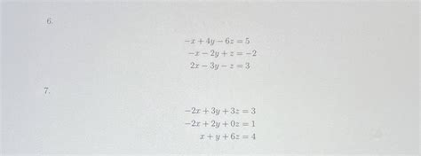 Solved For The Remaining Questions Find The Solution Set To