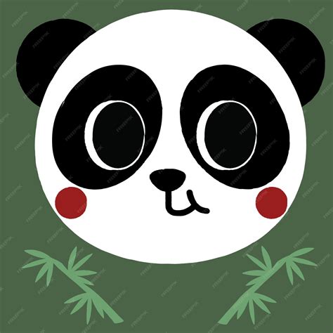 Premium Vector Cute Panda Bear Cartoon