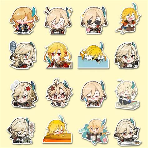 Genshin Impact Kaveh Stickers Pcs Genshinbox