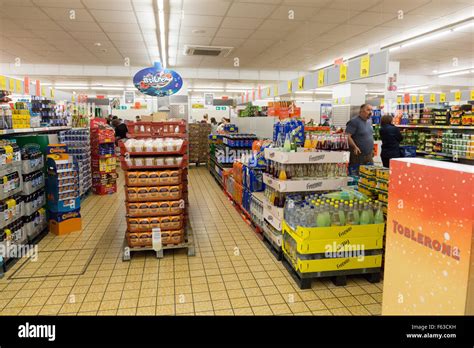 Lidl Supermarket Shopping Aisle At Lidl Winton Bournemouth UK Stock Photo Alamy