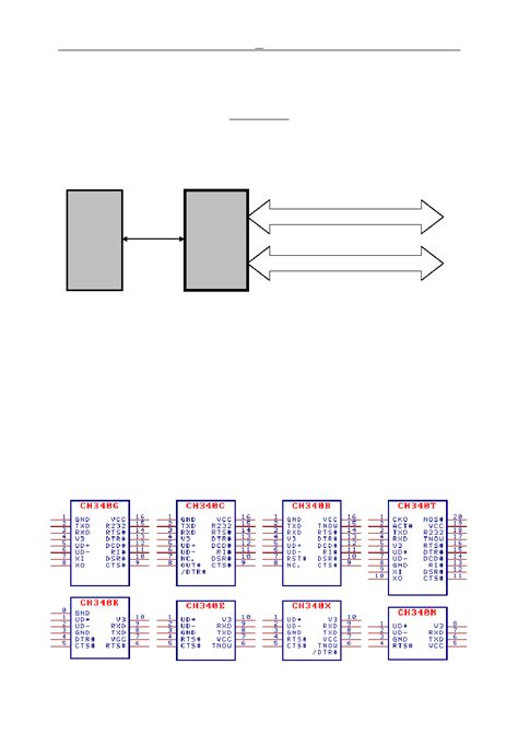 Ch340c Datasheet110 Pages Wch Usb Convert Serial Port Chip