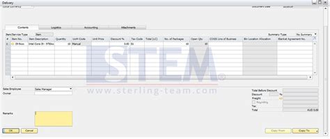 Allowing Stock Release Without Item Cost