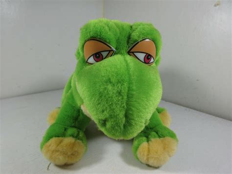 Vintage Land Before Time Plush Spike Green Dinosaur Toy Network Stuffed