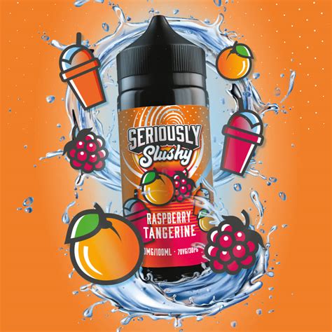 Seriously Slushy 100ml Raspberry Tangerine The Vapour Room