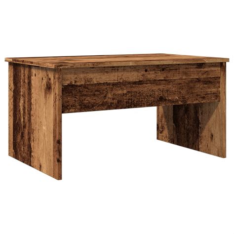 Table Basse Table Dappoint Table De Salon Vieux Bois 80x50 5x41 5