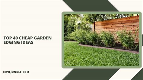 Top Cheap Garden Edging Ideas
