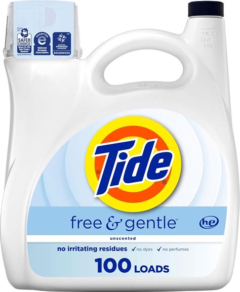Tide Free And Gentle Liquid Laundry Detergent 100 Loads 132