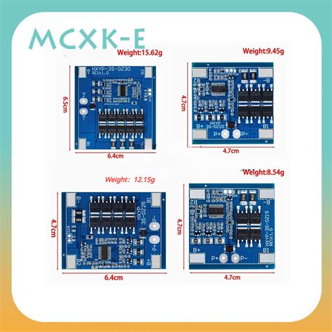 MCXK E S V A A A BMS Lithium Battery Protection Board V V Anti