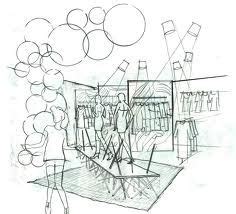 Best Sketch Window Display Images Sketches Window Display Design Window Sketch