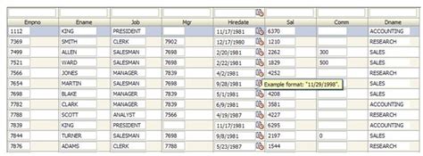 Jdeveloper 11g â€“ Dynamic And I Mean Really Dynamic Tables With Adf