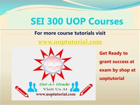 PPT SEI 300 UOP Tutorial Course Uoptutorial PowerPoint Presentation ID 7190832