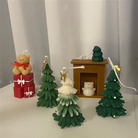 🎄트리 캔들🎄 세트할인 크리스마스 선물 겨울 향초 친구생일선물 파티소품 에이블리