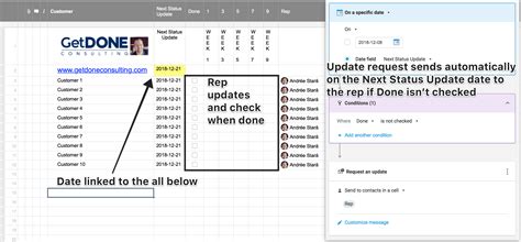 capturing multiple statuses reminders for recurring tasks form
