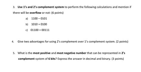Solved Use S And S Complement System To Perform The Chegg