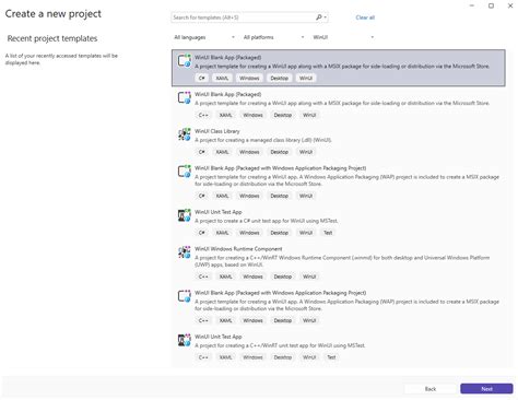 Create Your First Winui 3 Windows App Sdk Project Windows Apps