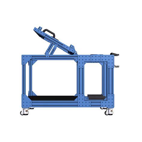 Fanuc Crx Mobile Machine Tending Workstation With Angled Tray Customized Vention