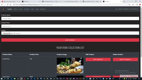 Github Ashirafzal Pizzapoint Webapp Pizza Point Is A Web App Developed Simple Pizza