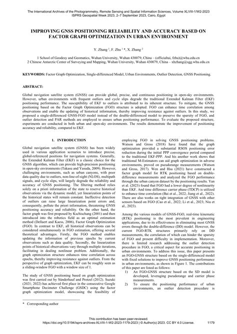 Pdf Improving Gnss Positioning Reliability And Accuracy Based On