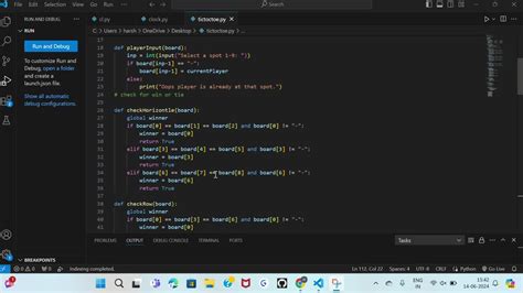 Harshini G On Linkedin Pythonprogramming Tictactoe Internpe