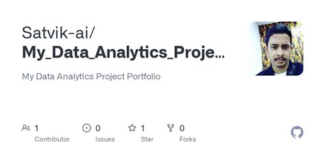 Github Satvik Aimydataanalyticsprojectportfolio My Data Analytics Project Portfolio