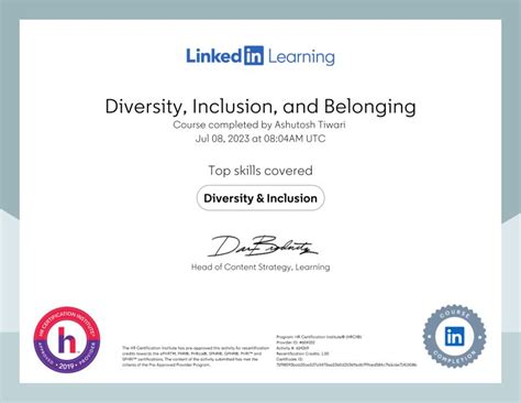 Ashutosh Tiwari On Linkedin Certificate Of Completion