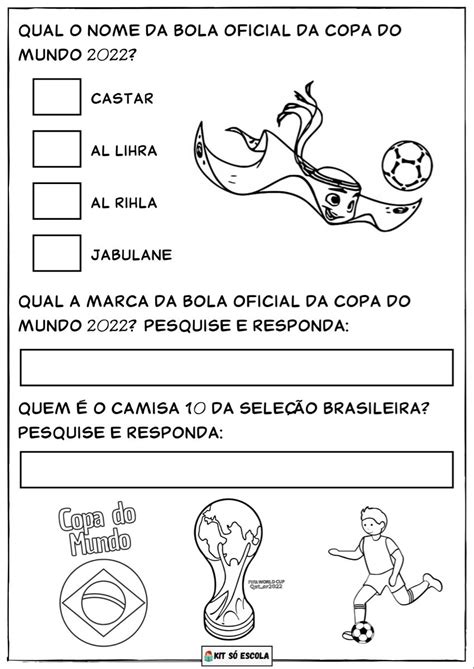 Descubra 19 Ideias De Atividades Infantis Copa Do Mundo E Copa Do Mundo