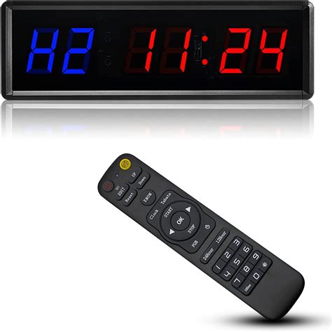 GymNext Flex Timer Home Edition Bluetooth App Controlled Wall Mounted 13 LED Gym Clock With