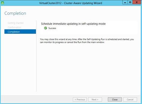 Microsoft Windows Server 2012 Cluster Aware Updating Cau Is A Cool Feature Ws2012 Hyperv