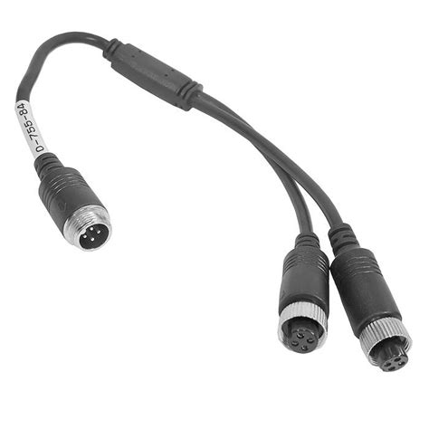 0 775 84 Male 4 Pin Y Piece Splitter To 2 Female 4 Pin