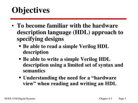 Chapters 4 Part3 Verilog Part 1 Ppt Download
