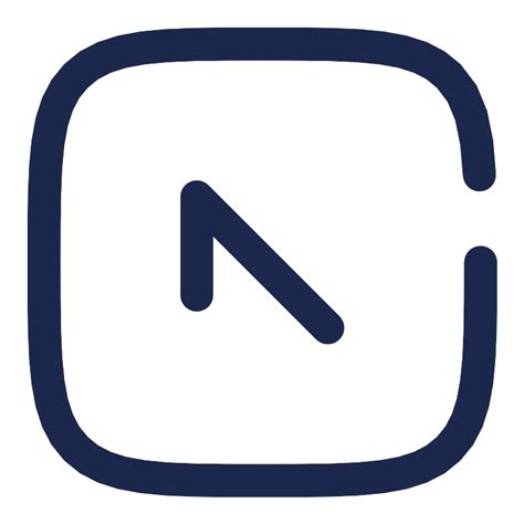 Square Arrow Left Up Vector SVG Icon SVG Repo