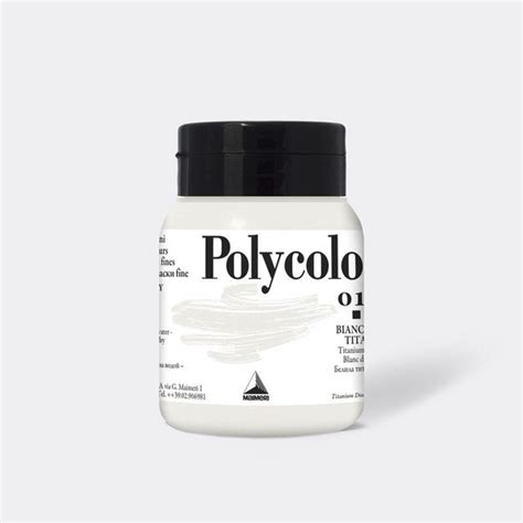 Краска акриловая Maimeri Polycolor белила титановые 500мл - купить с ...