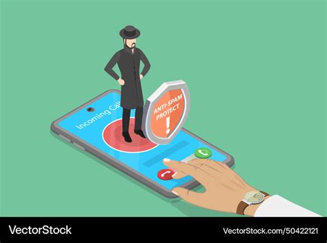 D Isometric Flat Of Mobile Royalty Free Vector Image