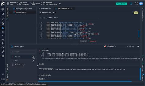browser automation debug with playwright trace viewer octoperf