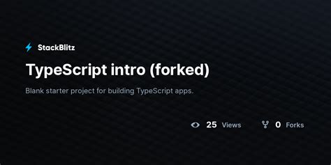 Typescript Intro Forked Stackblitz Typescript Intro Forked Stackblitz