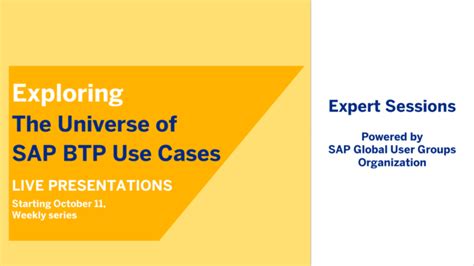 exploring the universe of sap btp use cases quant insights network
