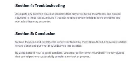 How To Guide Template Scribe