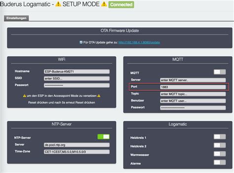 Heating Circuit And Heating Circuit Simultaneous In The Webinterface Possible Dewenni ESP