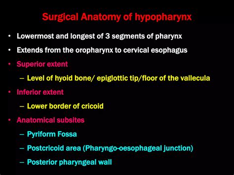 Carcinoma Of Hypopharynx Ppt